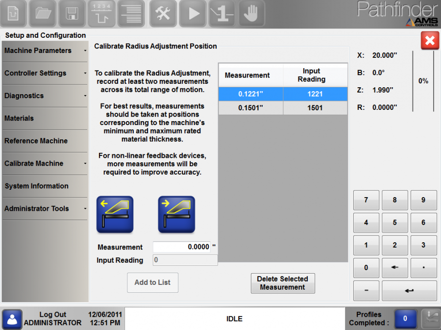 Calibrating the Machine - Pathfinder v2