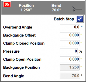 Batch Stops