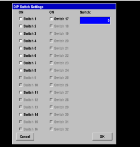 DIP Switch Configuration