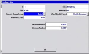 Using Product Codes for Machine Positioning in the XL200 Series Controller