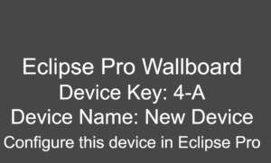 Eclipse Pro Wallboard Andon App Setup